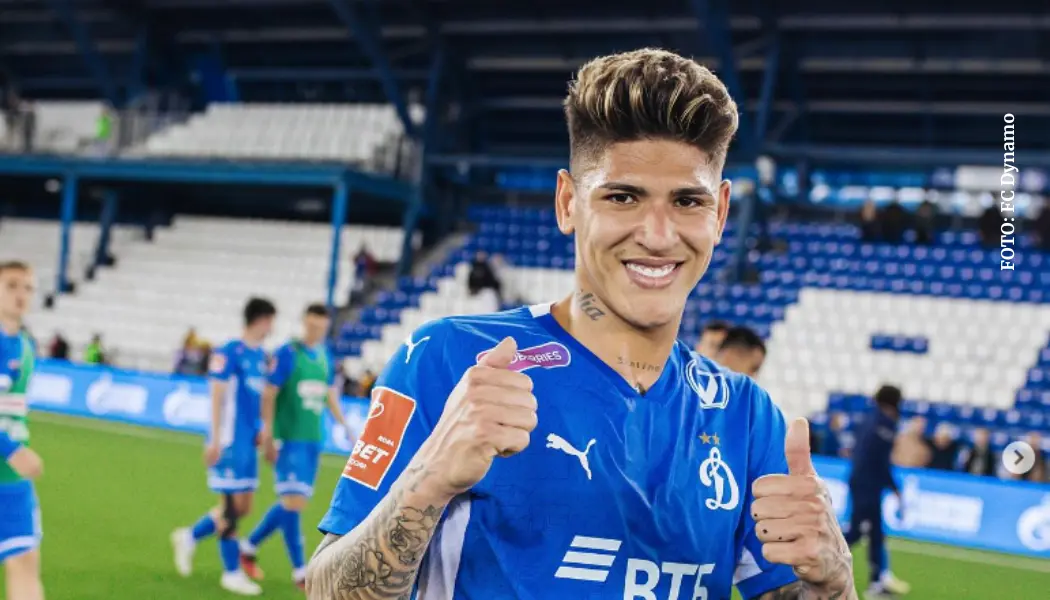 Jorge Carrascal: gol y asistencia Dinamo Moscú hoy